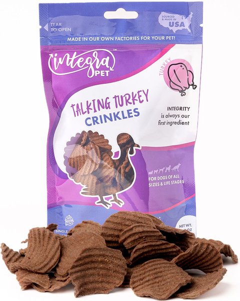 CHASING OUR TAILS Integra Pet Talking Turkey Crinkles Grain-Free Dog ...
