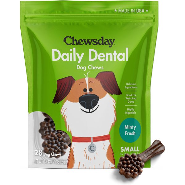 HIMALAYAN PET SUPPLY Dental Spinach Dog Treats, 30 count - Chewy.com
