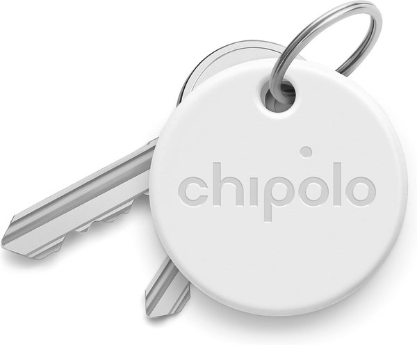 CHIPOLO ONE Bluetooth Dog, Cat & Horse Tag, White - Chewy.com