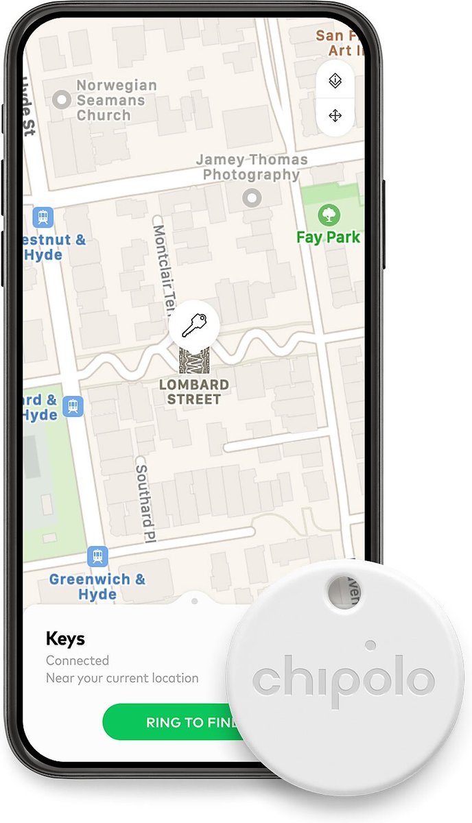 CHIPOLO ONE Bluetooth Dog, Cat & Horse Tag, White - Chewy.com