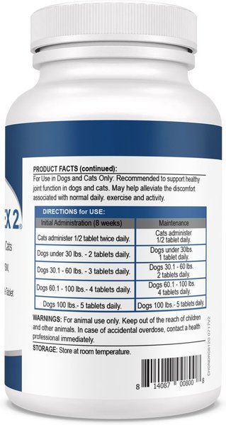 CHONDRO-FLEX II Chewable Tablet Joint Supplement for Dogs & Cats, 120 ...