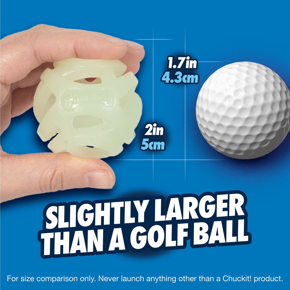 CHUCKIT! Max Glow Air Fetch Ball Dog Toy, Small, 2 count - Chewy.com