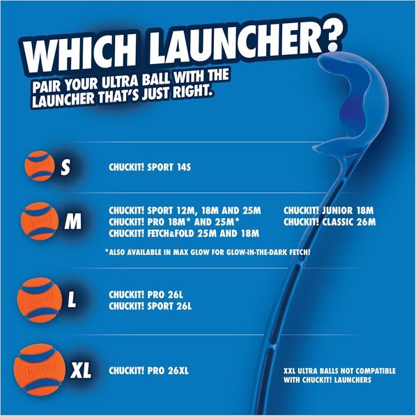 CHUCKIT! Ultra Rubber Ball Tough Dog Toy, 2 count, Large - Chewy.com