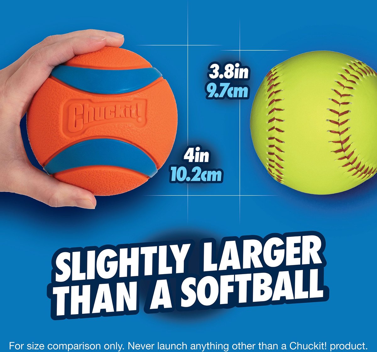 CHUCKIT! Ultra Rubber Ball Tough Dog Toy, XX-Large - Chewy.com