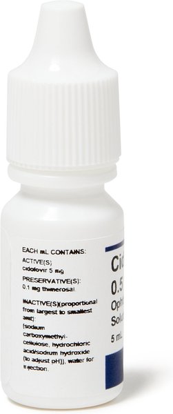 CIDOFOVIR COMPOUNDED Ophthalmic Solution, 0.5%, 5 mL - Easy Refills ...
