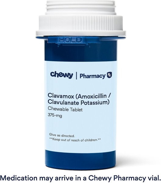 CLAVAMOX (Amoxicillin / Clavulanate Potassium) Chewable Tablets for Dogs & Cats, 375-mg - Easy ...