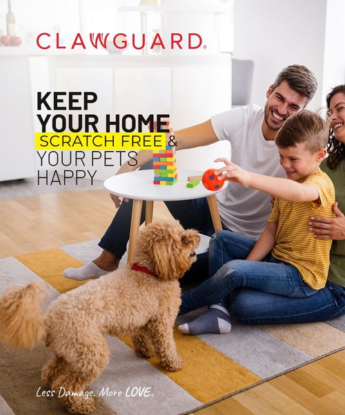 CLAWGUARD Universal Scratch Shield Barrier, Clear, 32 X 24-in - Chewy.com