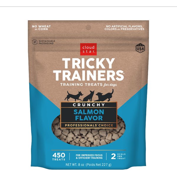 CLOUD STAR Tricky Trainers with Cheddar Crunchy Dog Treats, 8-oz bag ...