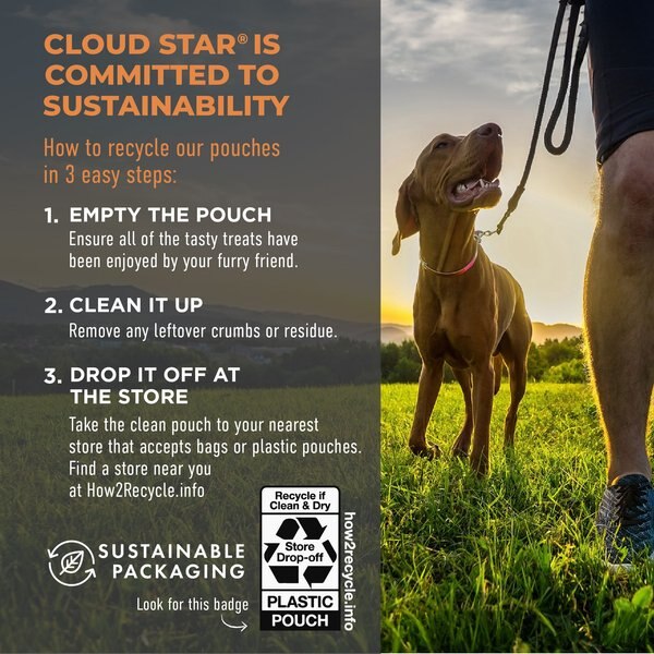 CLOUD STAR Tricky Trainers with Peanut Butter Grain-Free Soft & Chewy ...