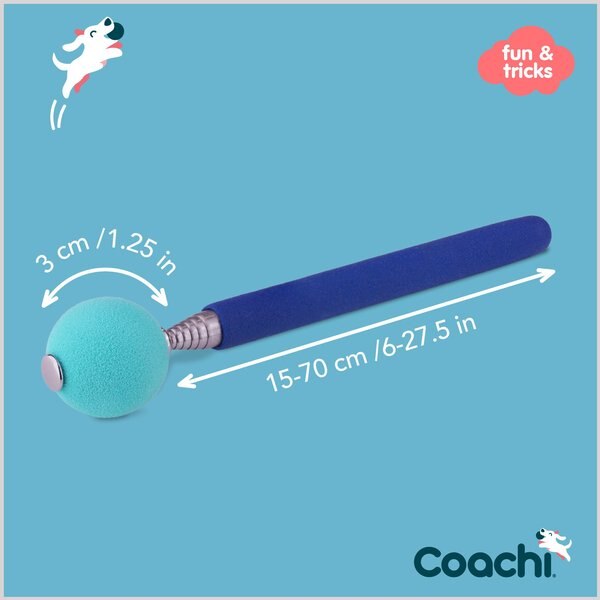 COACHI Target Stick Dog Training Stick, Navy - Chewy.com