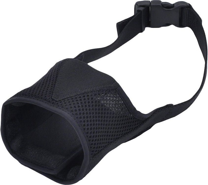 COASTAL PET PRODUCTS Best Fit Adjustable Comfort Dog Muzzle, Black ...