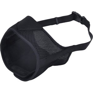 COASTAL PET PRODUCTS Best Fit Adjustable Comfort Dog Muzzle, Black, X ...