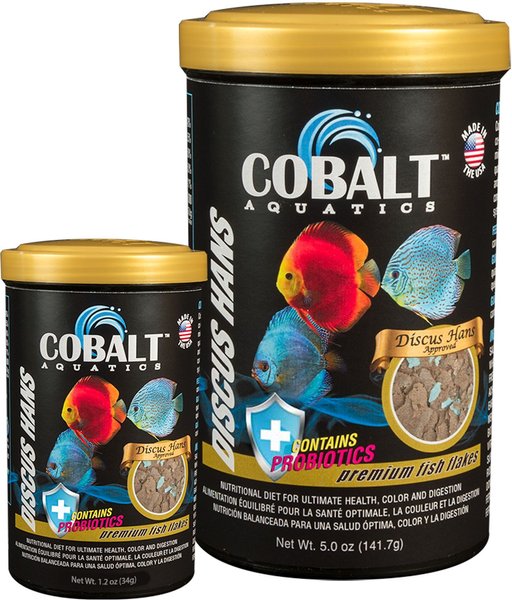Out of Stock - COBALT AQUATICS Discus Hans Flake Fish Food, 16-oz tub ...
