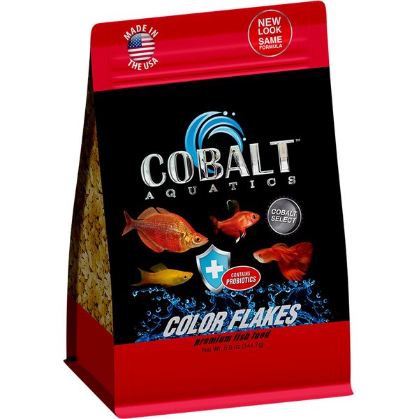Out of Stock - COBALT AQUATICS Discus Hans Flake Fish Food, 5-oz bottle ...