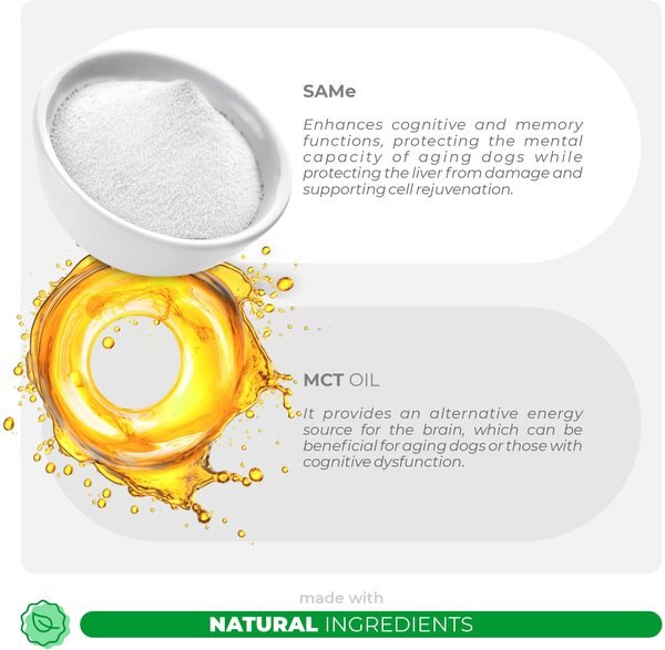 COCO AND LUNA SAMe S-Adenosyl-L-Methionine Soft Chew Liver Supplement ...