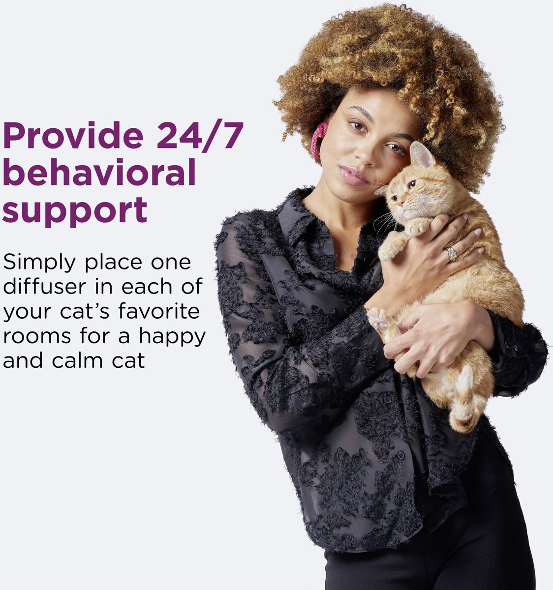 COMFORT ZONE Multi-Cat Calming Pheromone Diffuser Refill for Cats, 30 ...