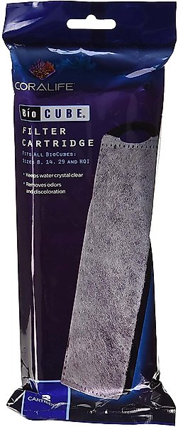 CORALIFE BioCube Aquarium Filter Cartridge, 2-pack - Chewy.com