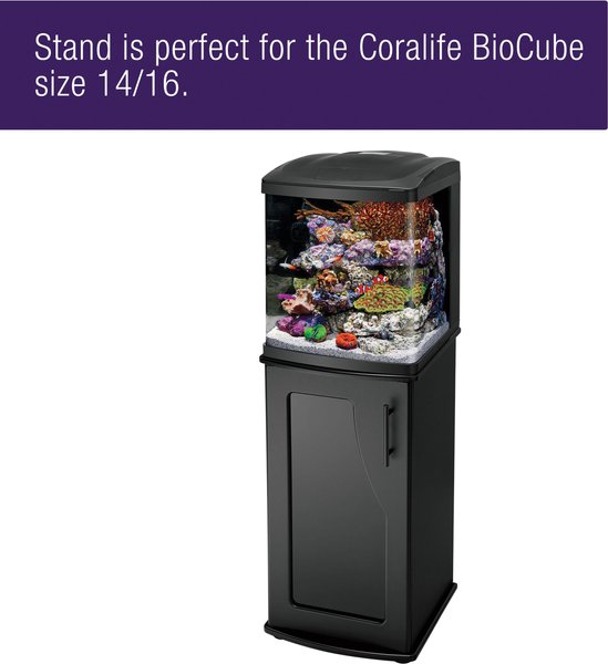 CORALIFE Biocube Aquarium Stand Fish Stand, Black, Size 14/16 - Chewy.com