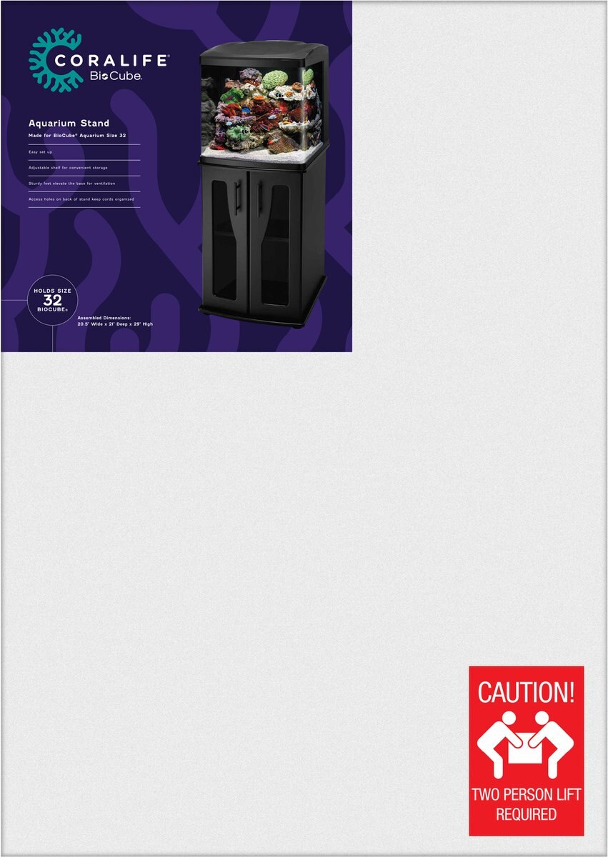 CORALIFE Biocube Aquarium Stand Fish Stand, Black, Size 29/32 - Chewy.com