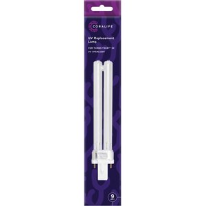 CORALIFE Turbo Twist UV Replacement Aquarium Lamp, 9-Watt, Size 3X ...