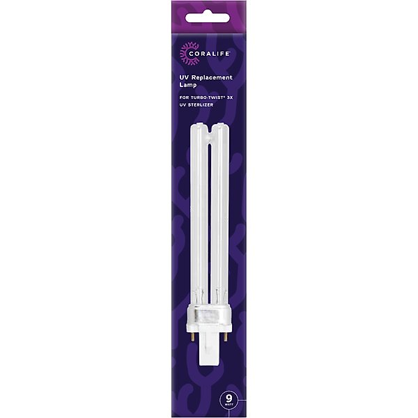 CORALIFE Turbo Twist UV Replacement Aquarium Lamp, 9-Watt, Size 3X ...