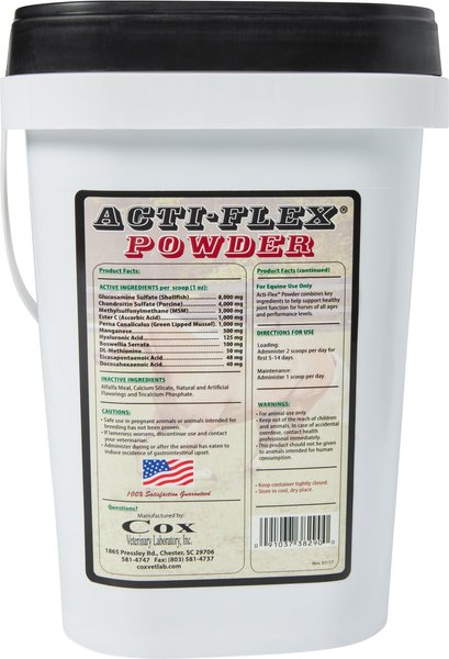 Discontinued - COX VET LAB Acti-Flex Powder Horse Supplement, 5-lb ...