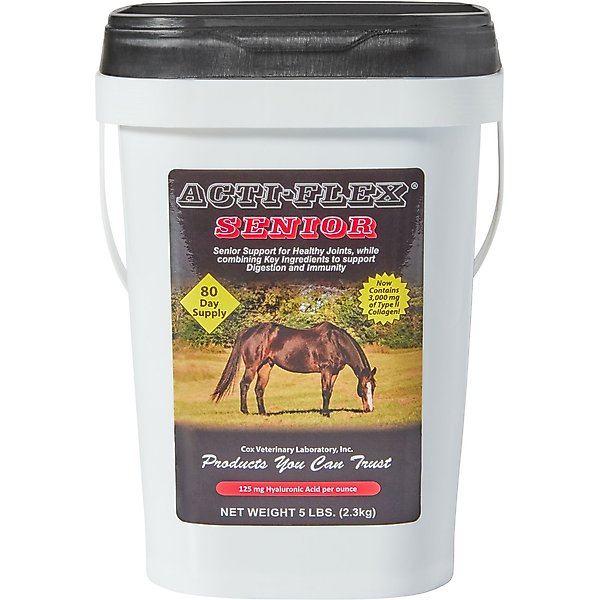 COX VET LAB Acti-Flex Senior Powder Horse Supplement, 5-lb bucket ...