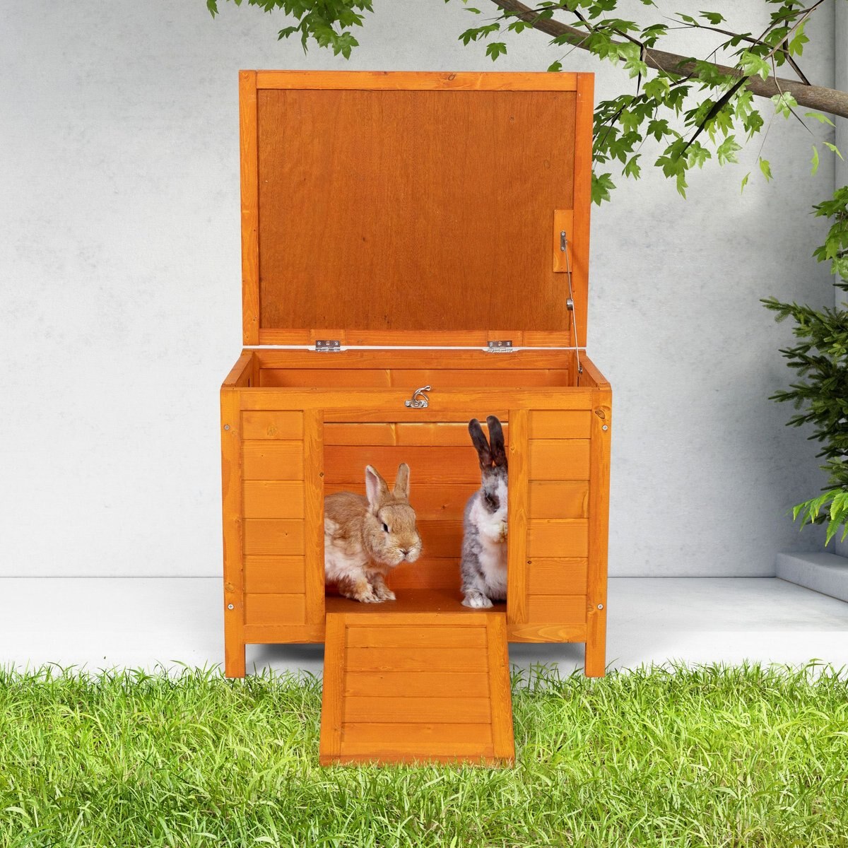 Out of Stock - COZIWOW Portable Outdoor Rabbit Cage Small Pet Habitat ...