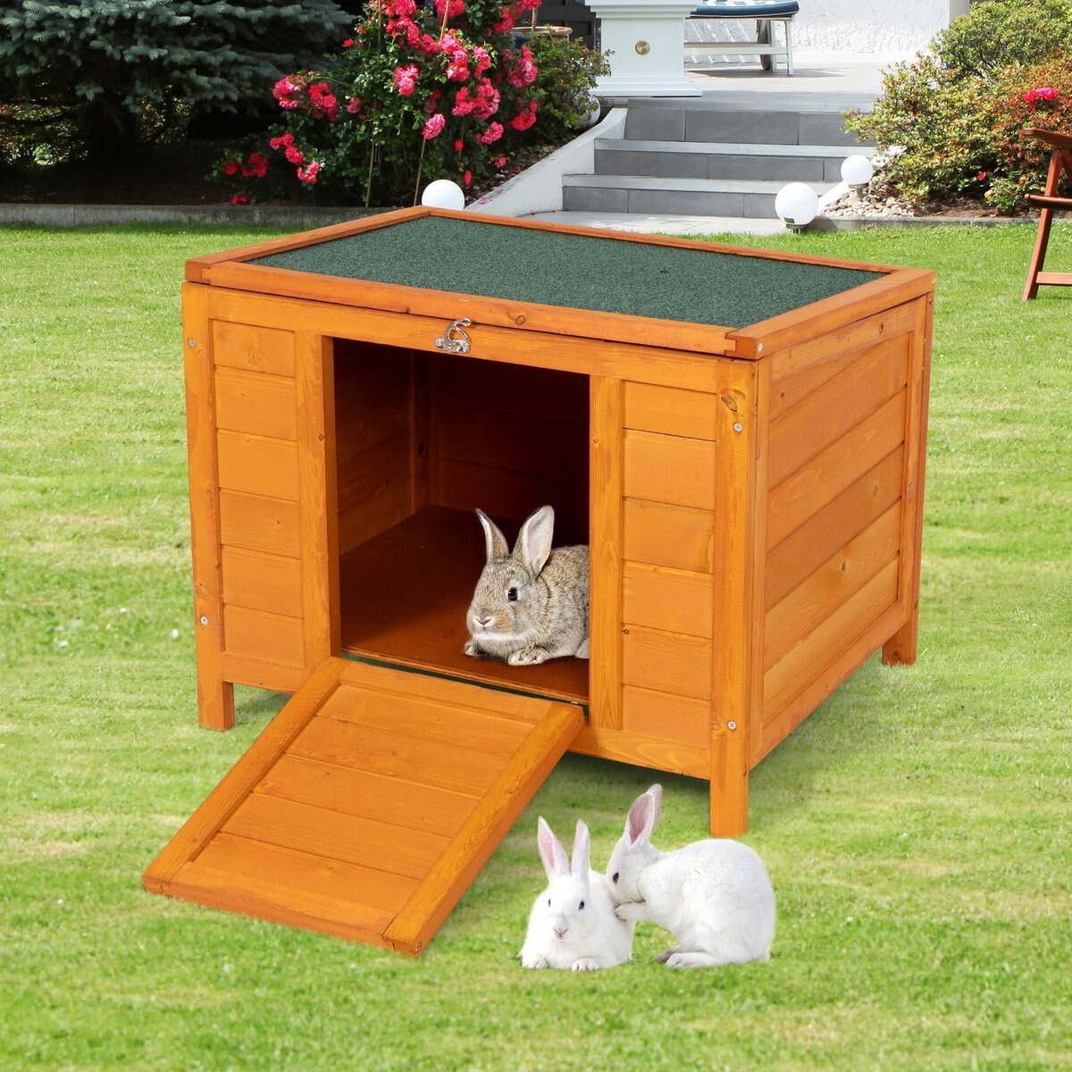 Out of Stock - COZIWOW Portable Outdoor Rabbit Cage Small Pet Habitat ...