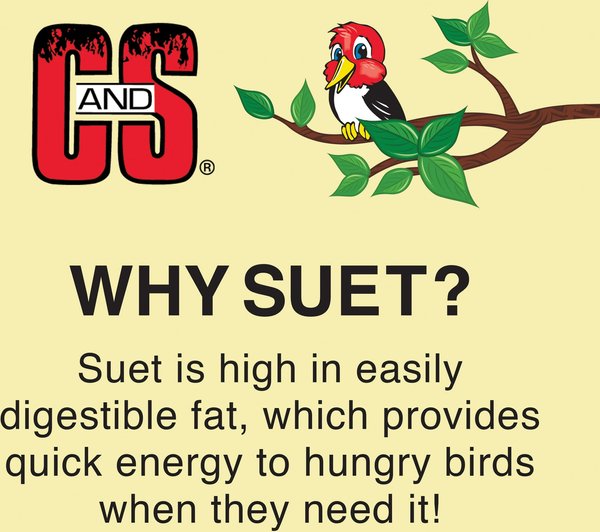 C&S Sunflower Suet Nuggets Wild Bird Food, 8-lb box - Chewy.com