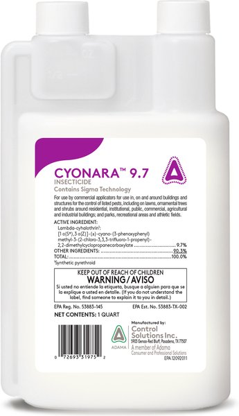 CSI Cyonara 9.7 Insecticide Concentrate, 1-qt bottle - Chewy.com