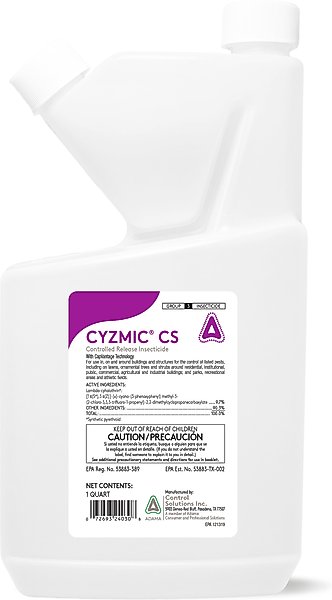 CSI Cyzmic CS Micro-Encapsulated Insecticide Concentrate, 1-qt bottle ...