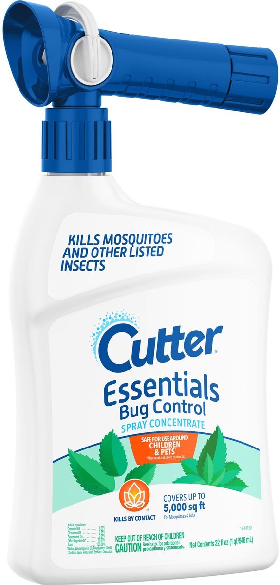 CUTTER Essentials Bug Control Spray Concentrate, 32-fl oz bottle ...