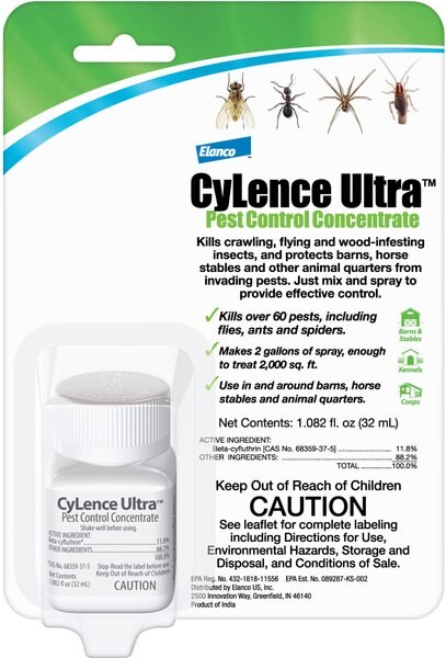 ELANCO CyLence Ultra Pest Control Concentrate, 32-mL - Chewy.com