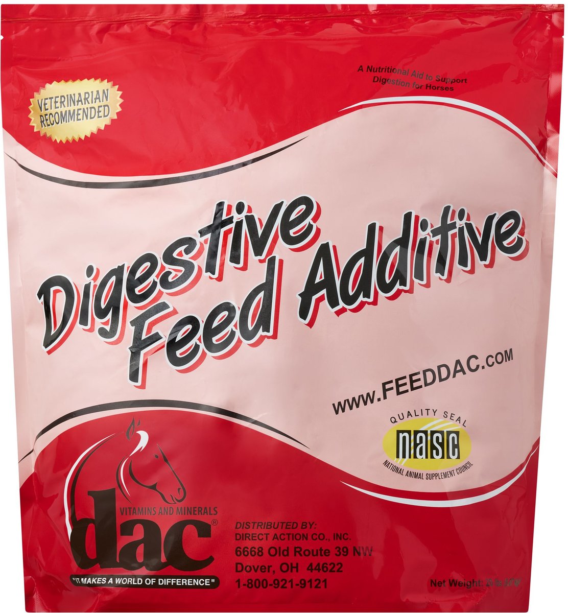 DAC Digestive Feed Additive Powder Horse Supplement, 20-lb bucket ...