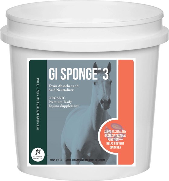 DAILY DOSE EQUINE GI Sponge 3 Toxin Absorber & Acid Neutralizer Powder ...