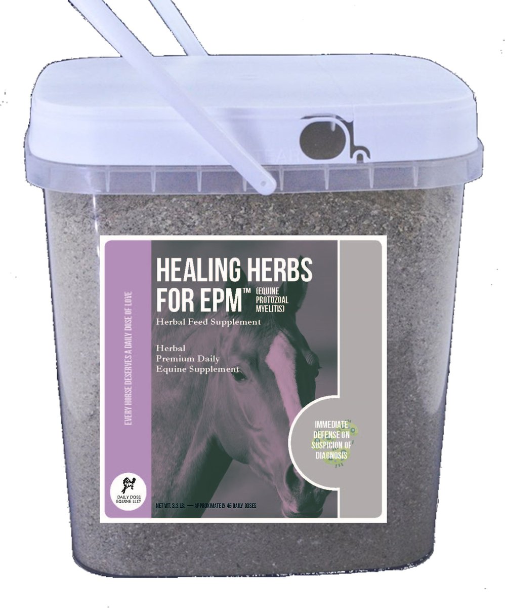 DAILY DOSE EQUINE Healing Herbs for EPM Powder Horse Supplement, 3.2-lb ...