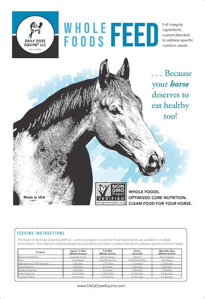 DAILY DOSE EQUINE Trail Mix Horse Feed, 40-lb bag - Chewy.com