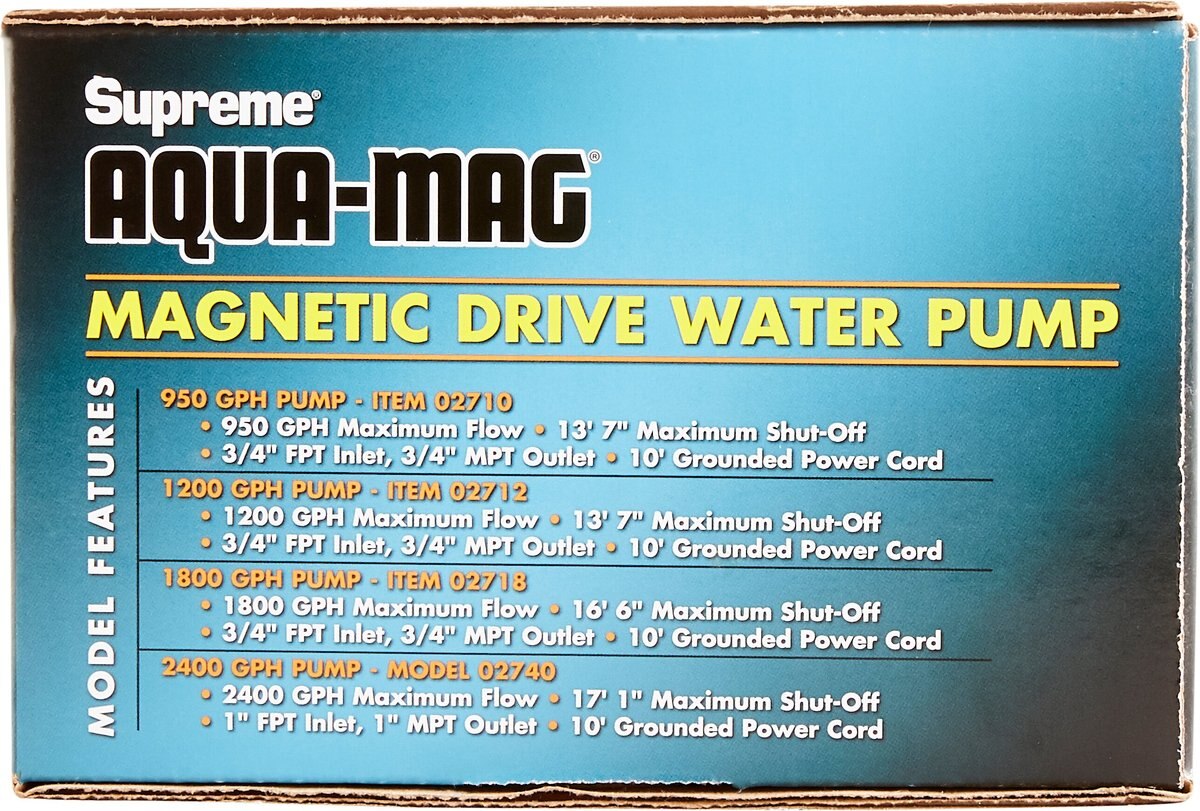 Out of Stock - DANNER Supreme Magnetic Drive Pump, 1200-GPH - Chewy.com
