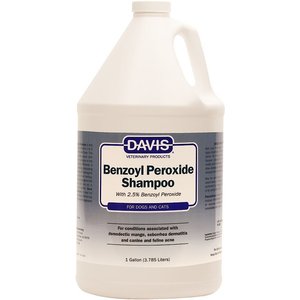DAVIS Benzoyl Peroxide Dog & Cat Shampoo, 1-gal bottle - Chewy.com
