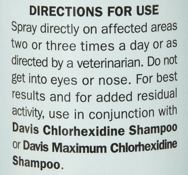 DAVIS Chlorhexidine Dog & Cat Spray, 2 count - Chewy.com