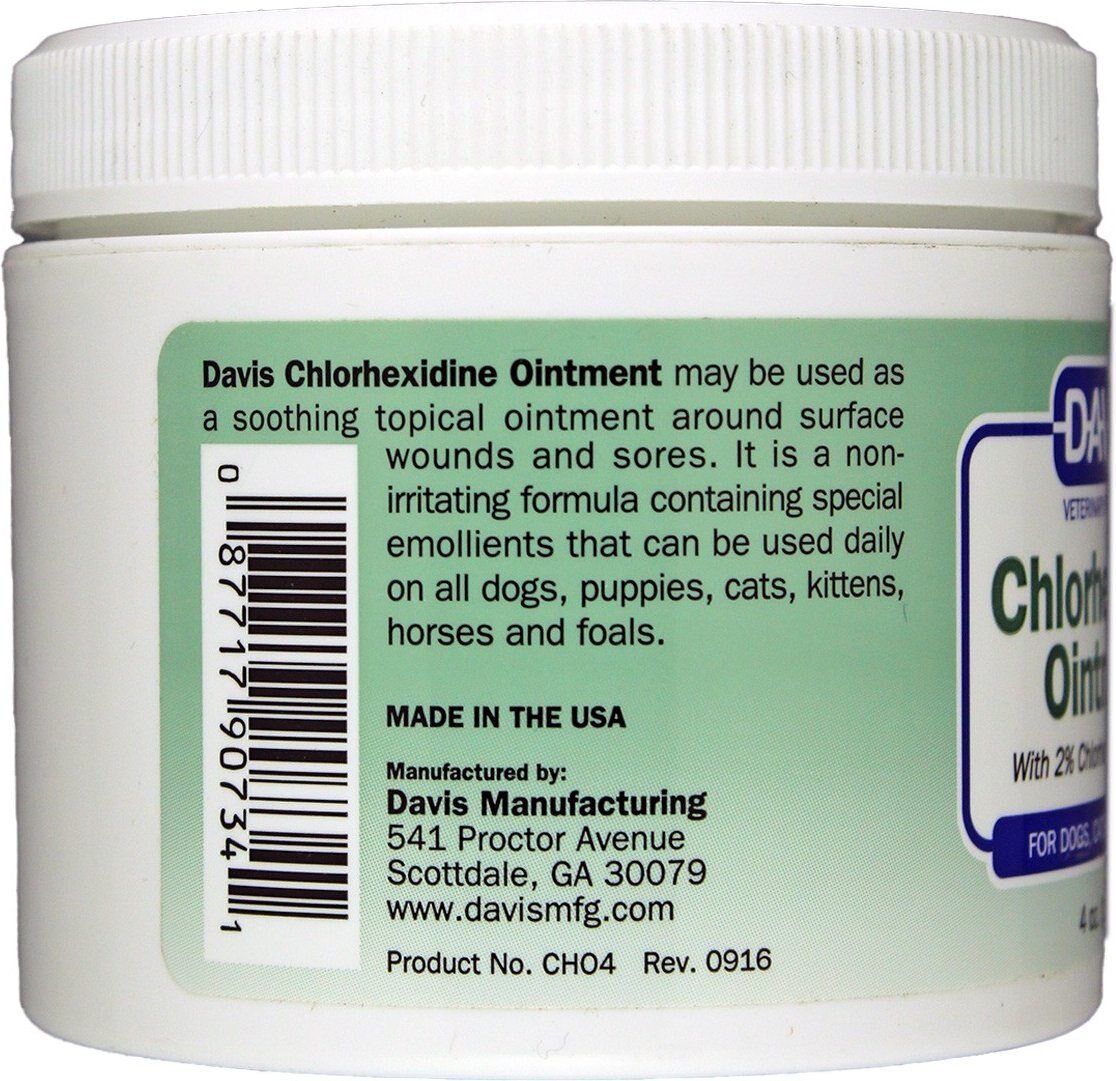 DAVIS Chlorhexidine Skin Care Ointment for Dogs & Cats - Chewy.com