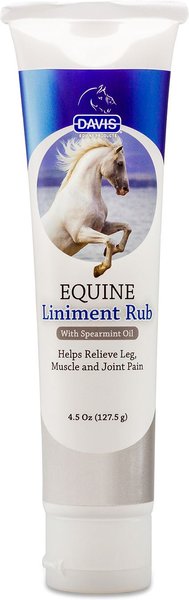 DAVIS Equine Liniment Rub Horse Cream, 4.2-oz tube - Chewy.com