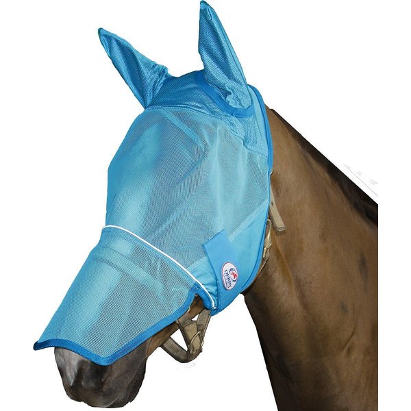 FARNAM SuperMask II Horse Fly Mask Classic Collection, Color Varies, X ...