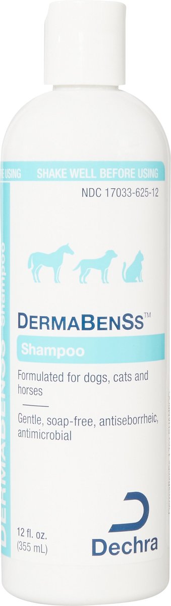 DERMABENSS Shampoo for Dogs, Cats & Horses, 12-fl oz bottle - Chewy.com
