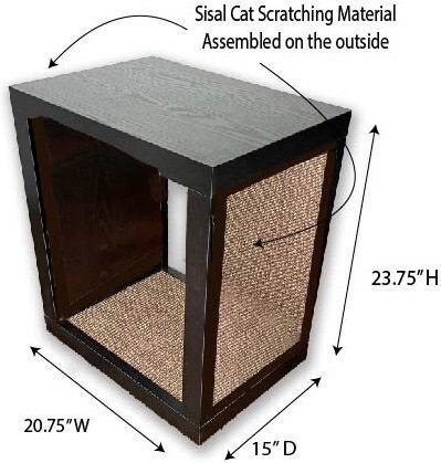 Out of Stock - DESIGNER PET PRODUCTS Bailey Cat Scratcher End Table ...