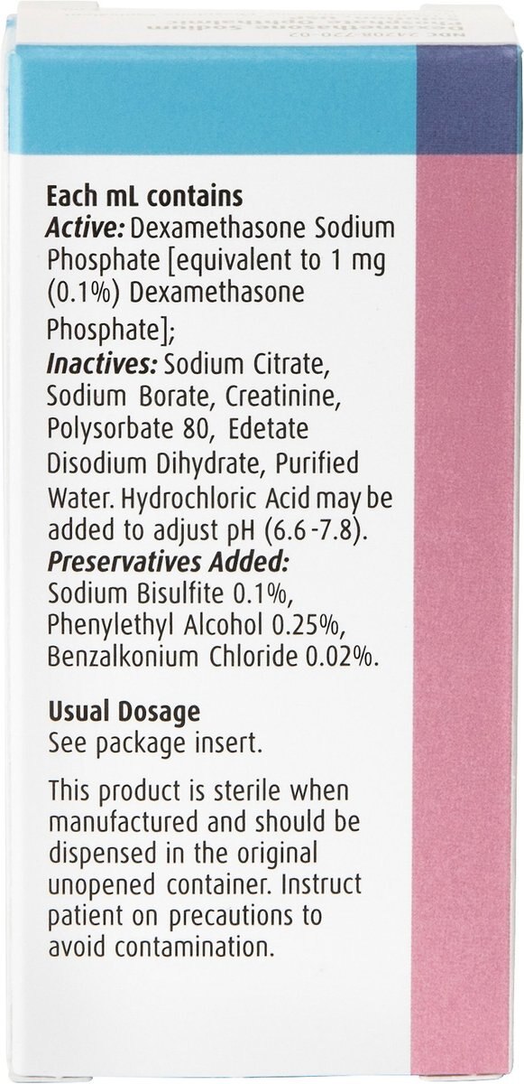 DEXAMETHASONE (Generic) Ophthalmic Solution 0.1%, 5ml, bundle of 2 ...