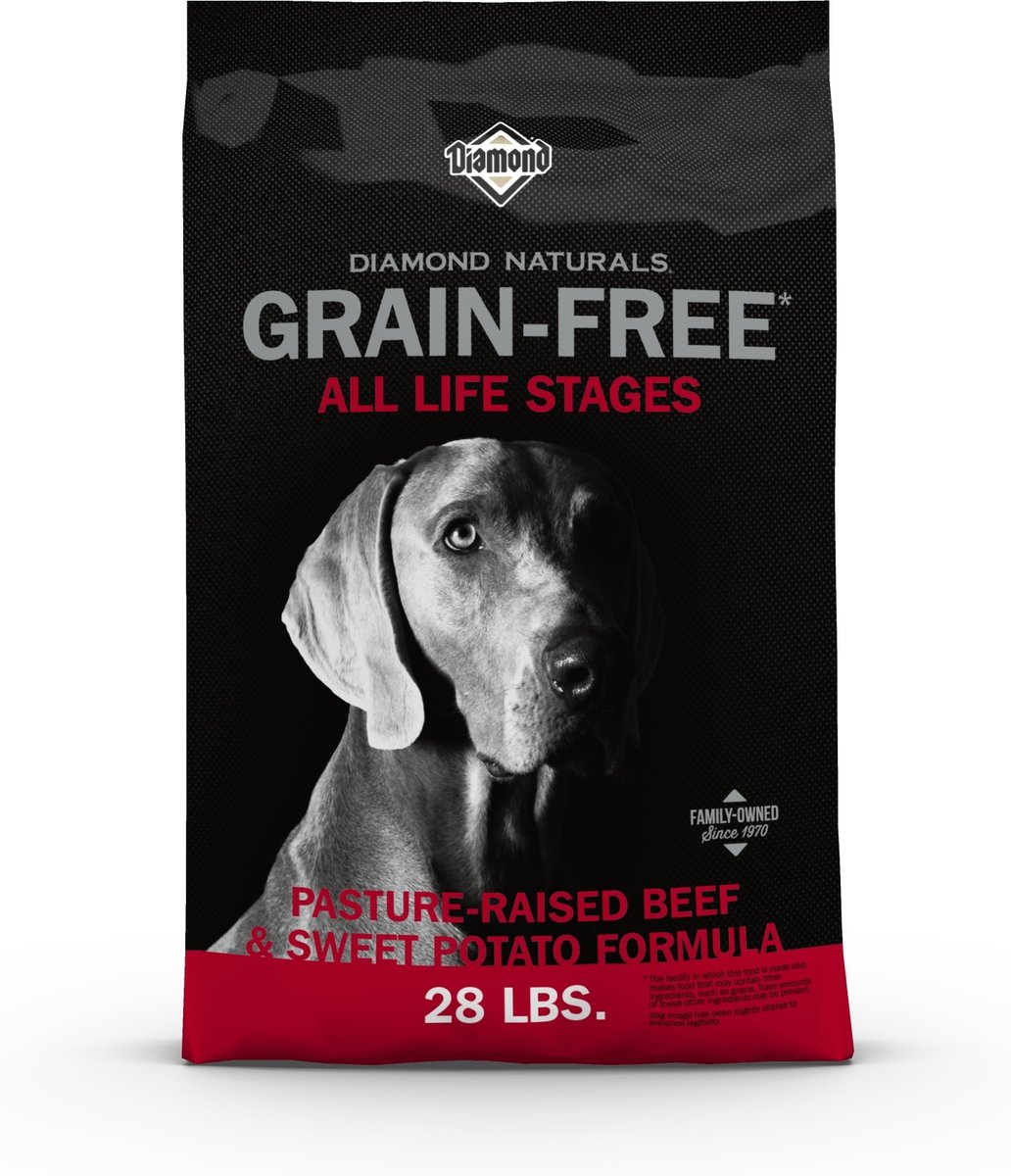 DIAMOND Naturals Grain-Free Beef & Sweet Potato Formula Dry Dog Food ...
