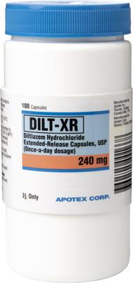 DILT-XR (Diltiazem Hydrochloride) Extended-Release Capsules, 240-mg ...