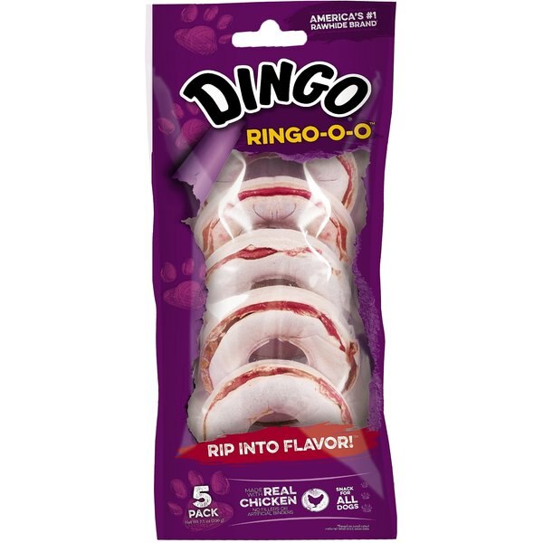DINGO Ringo-O-O Dog Treats, 5 count - Chewy.com